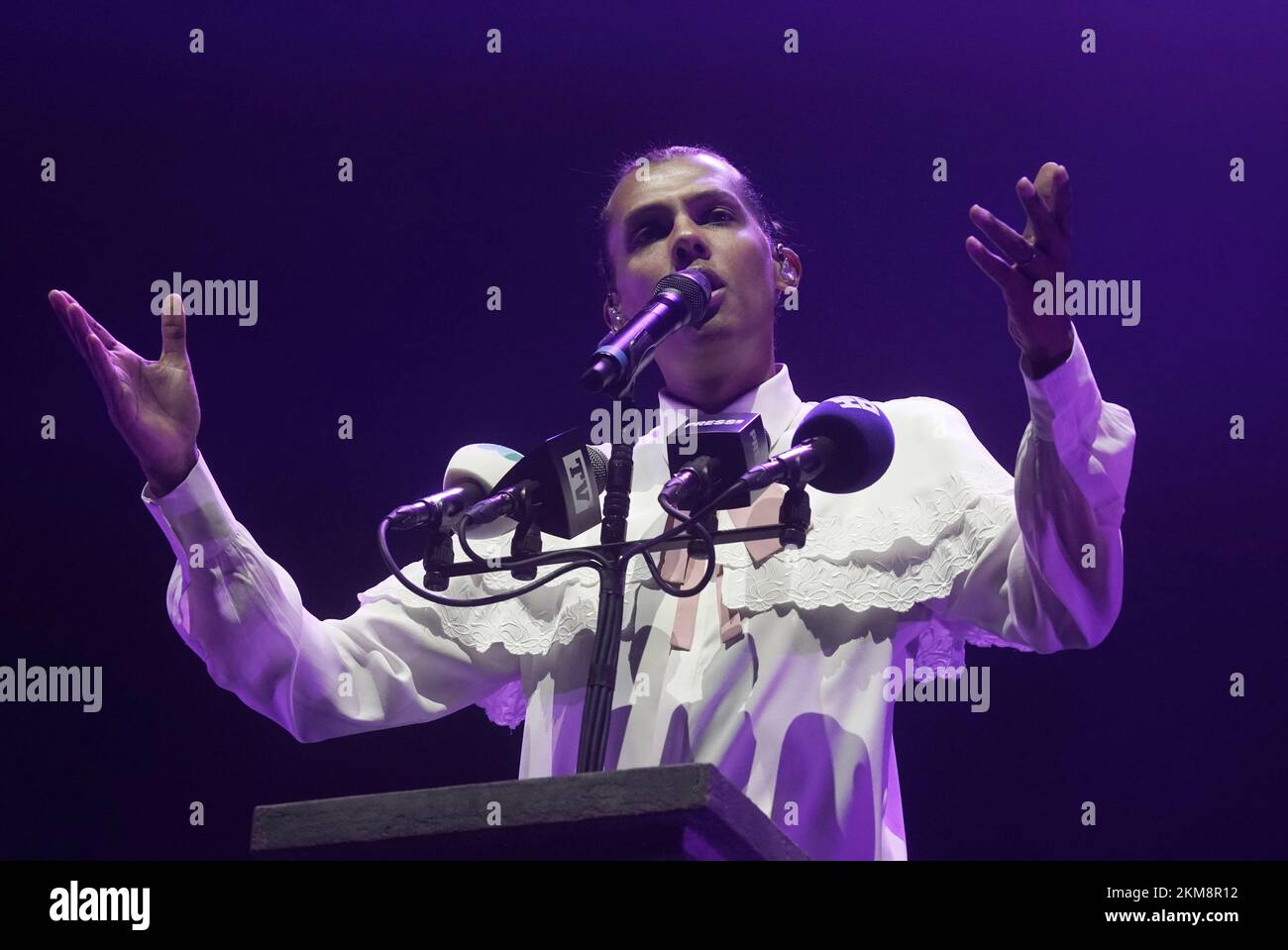 Belgian singer Stromae performing in Montreal,Quebec,Canada Stock Photo ...