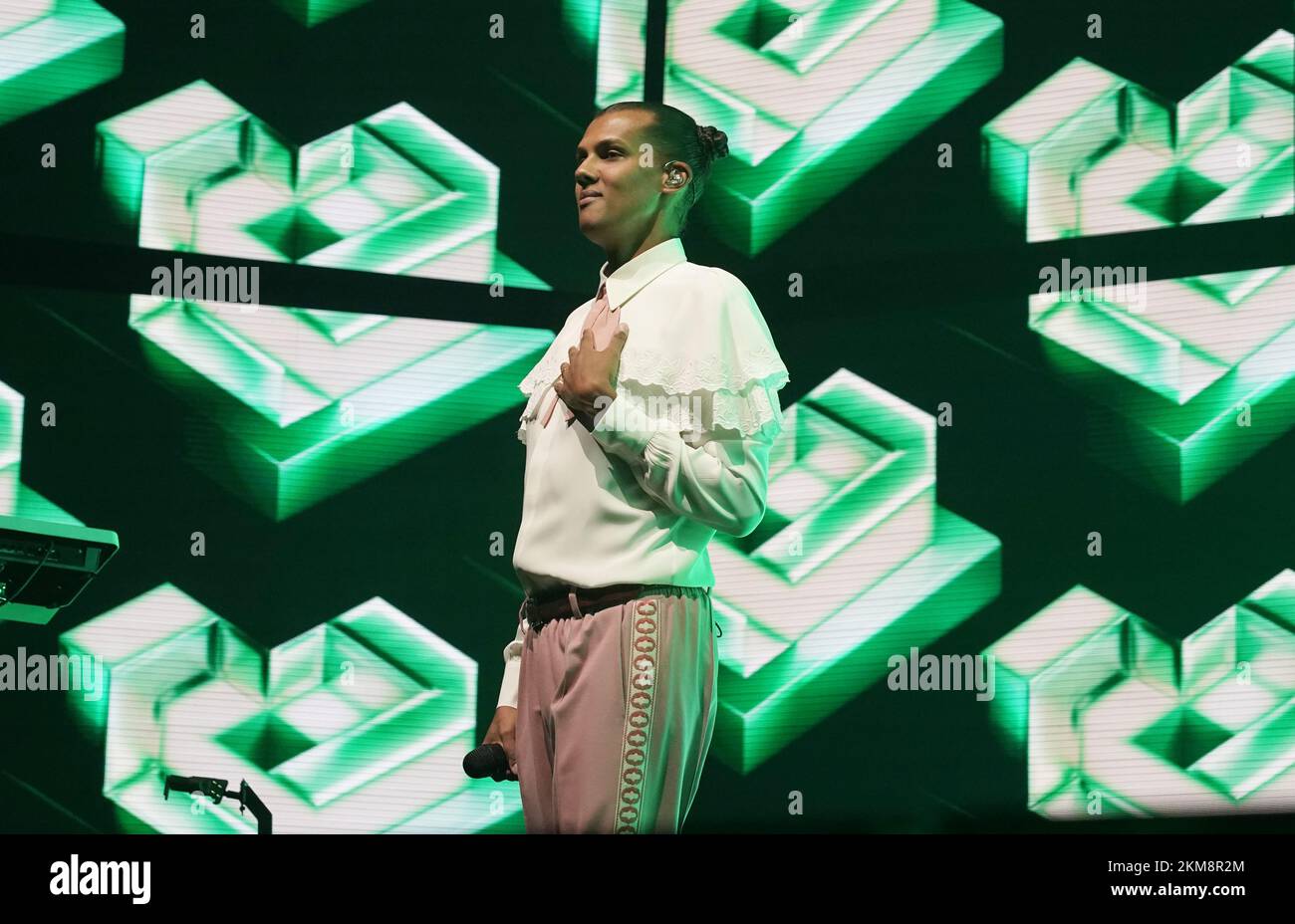 Belgian singer Stromae performing in Montreal,Quebec,Canada Stock Photo ...