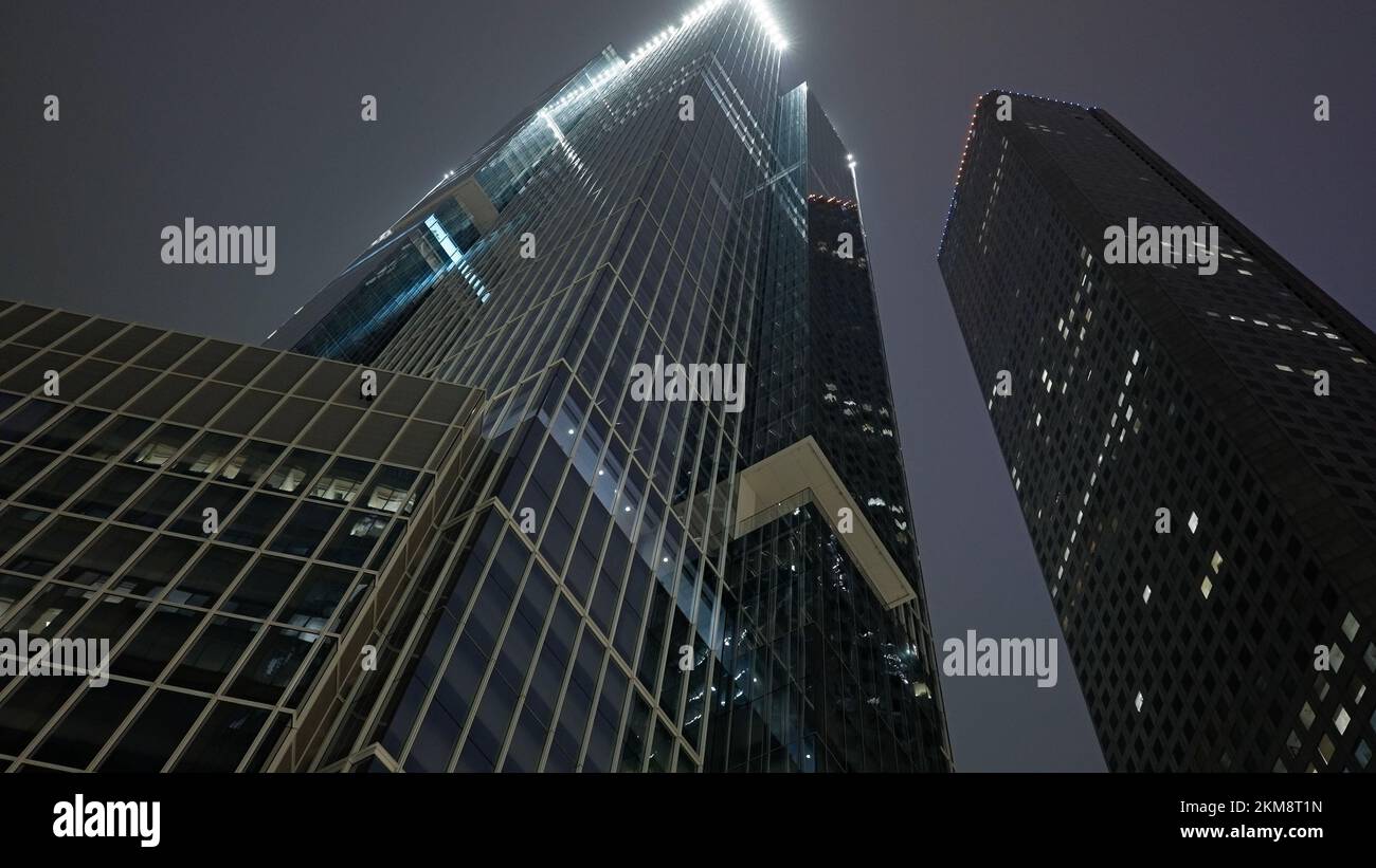 Texas Tower in Houston downtown - HOUSTON, UNITED STATES - NOVEMBER 02 ...