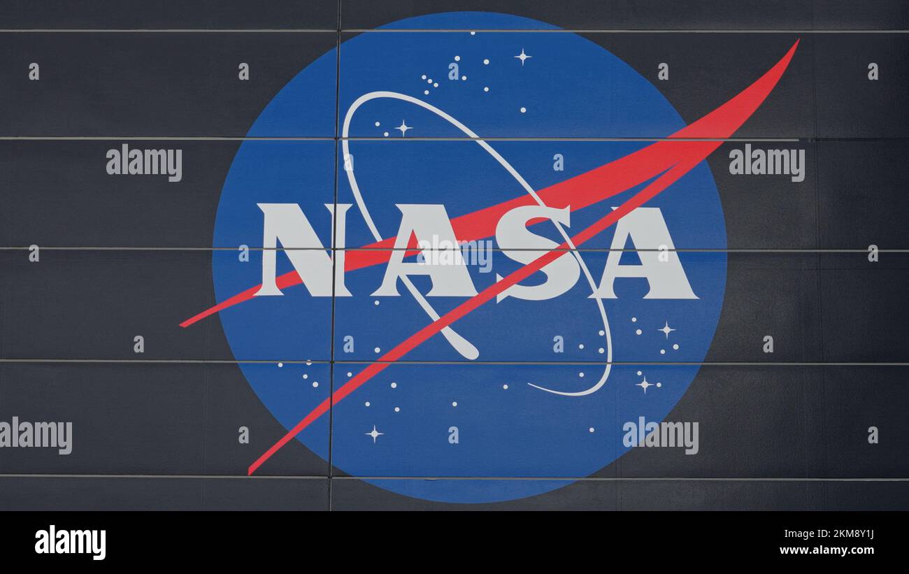 NASA Logo at Space Center Houston - HOUSTON, UNITED STATES - NOVEMBER ...