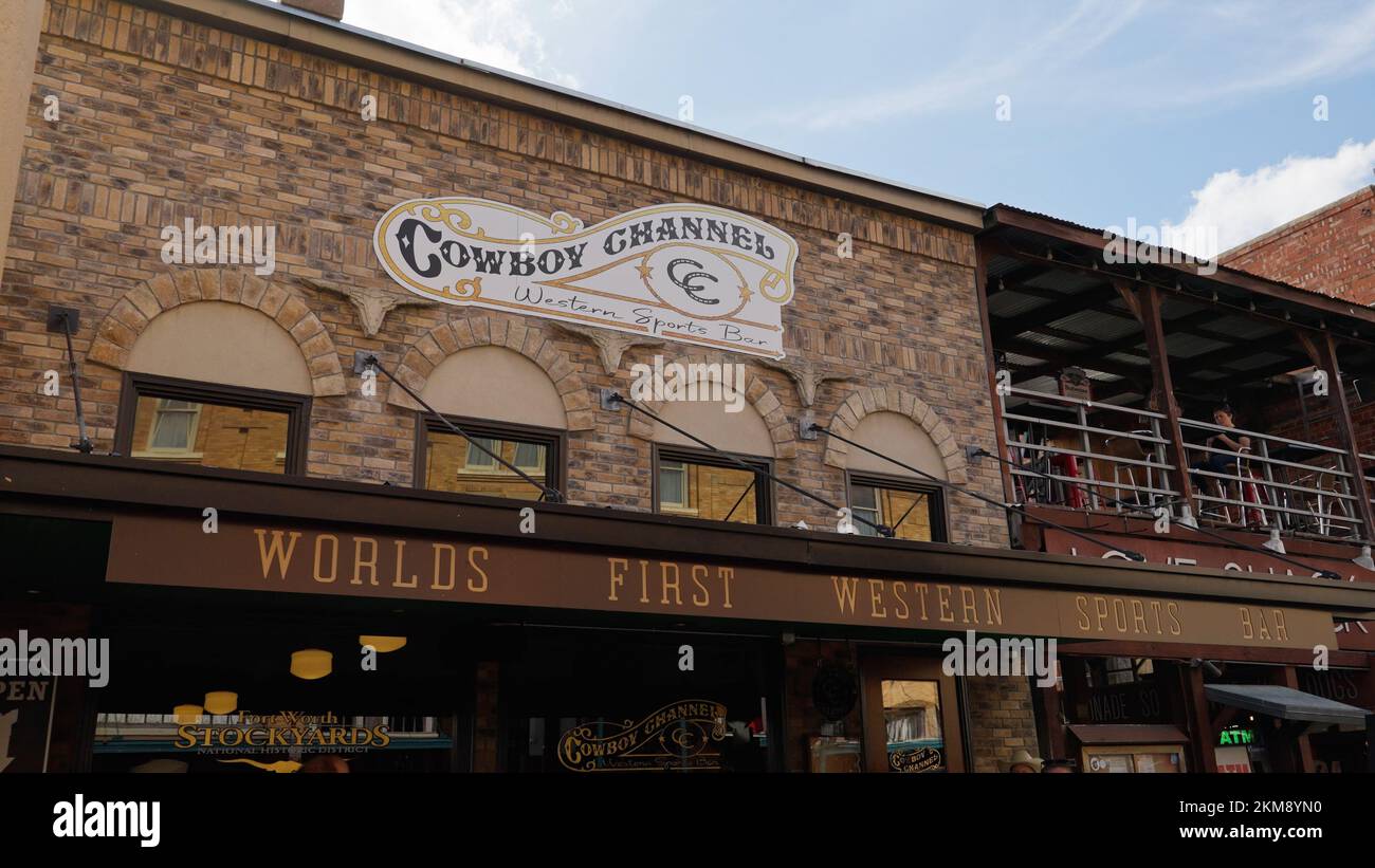 Worlds first Western Sports bar at Fort Worth Stockyards in the ...