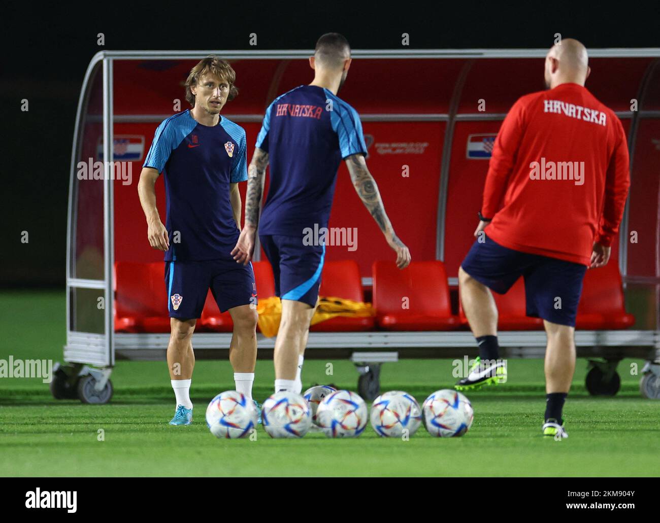 Luka modric croatia 2022 world cup hi-res stock photography and images ...