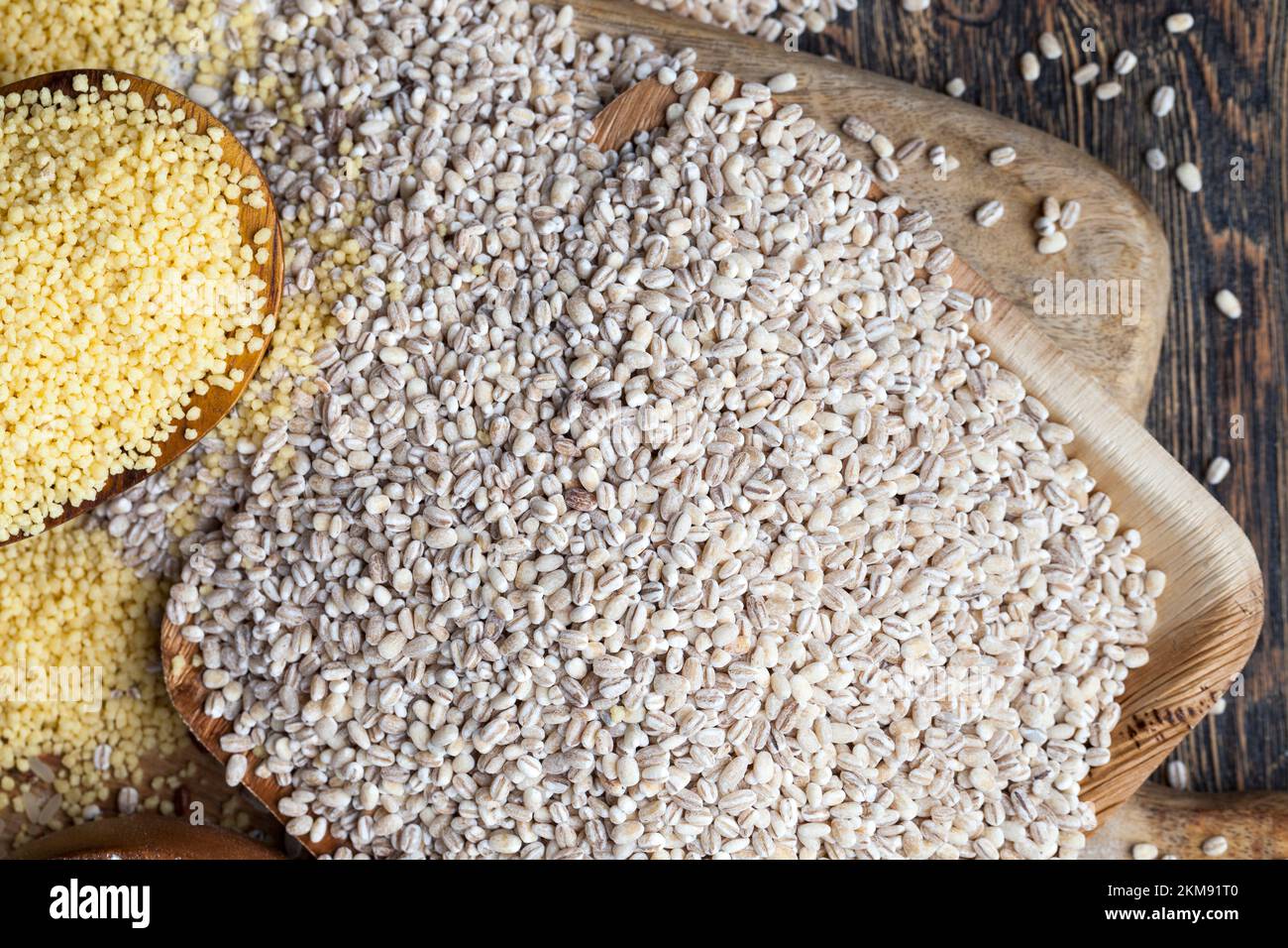 food for cooking breakfast or other type of food, raw, unprepared ...