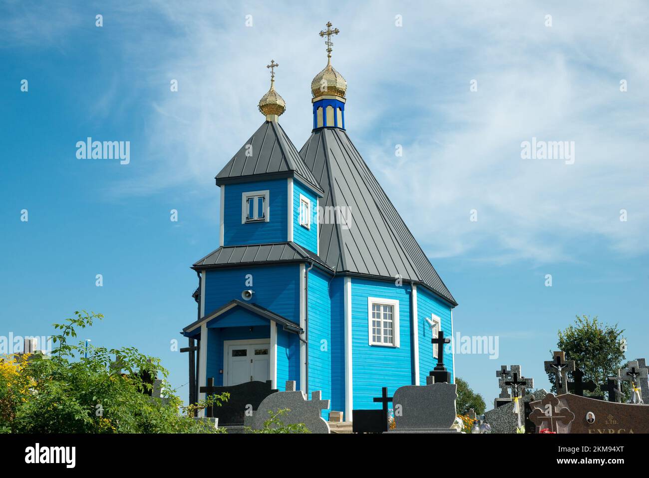 Orthodox church in Parcewo, Gmina Bielsk Podlaski, within Bielsk County ...