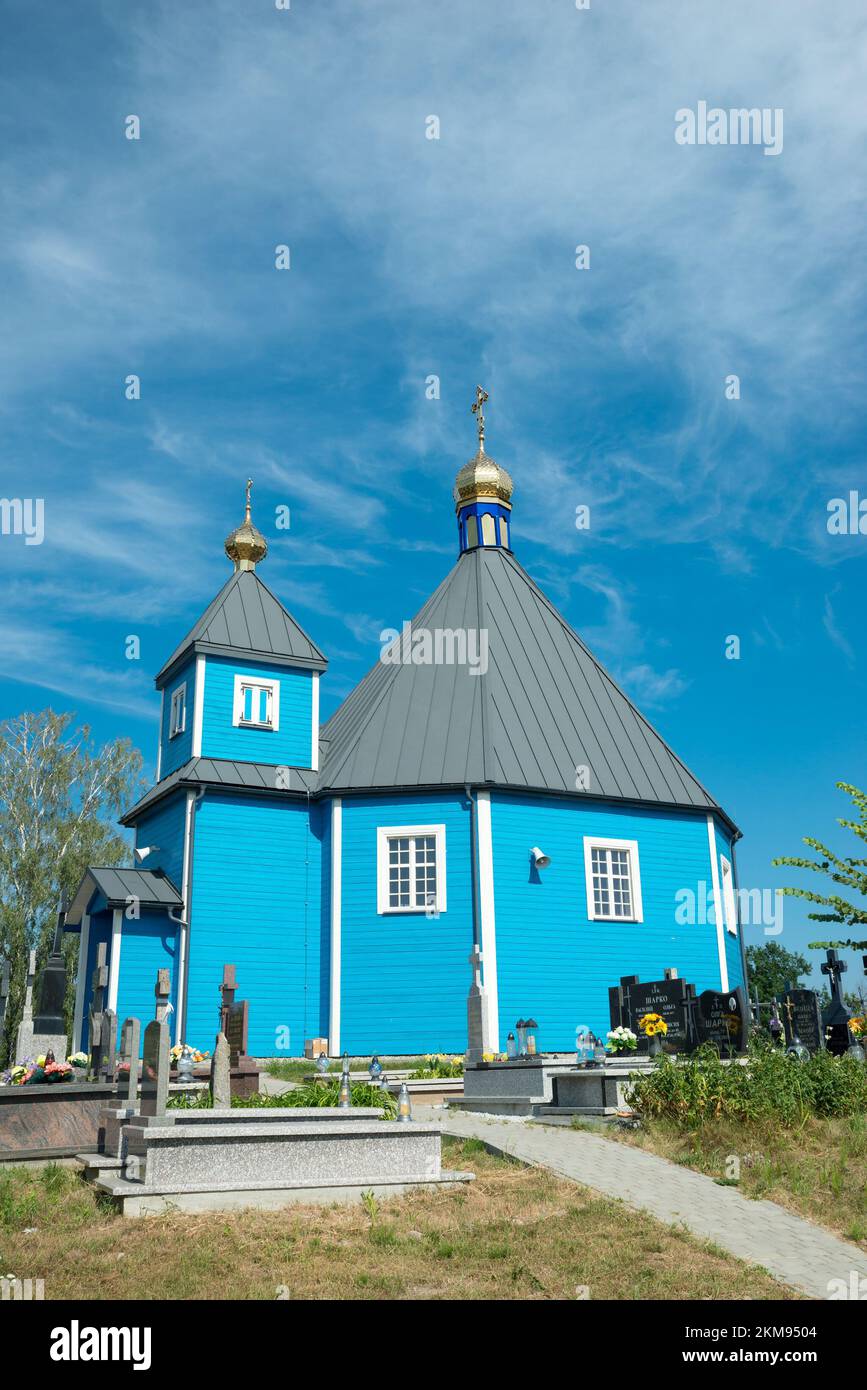Orthodox church in Parcewo, Gmina Bielsk Podlaski, within Bielsk County ...