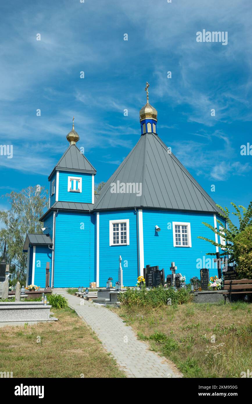 Orthodox church in Parcewo, Gmina Bielsk Podlaski, within Bielsk County ...