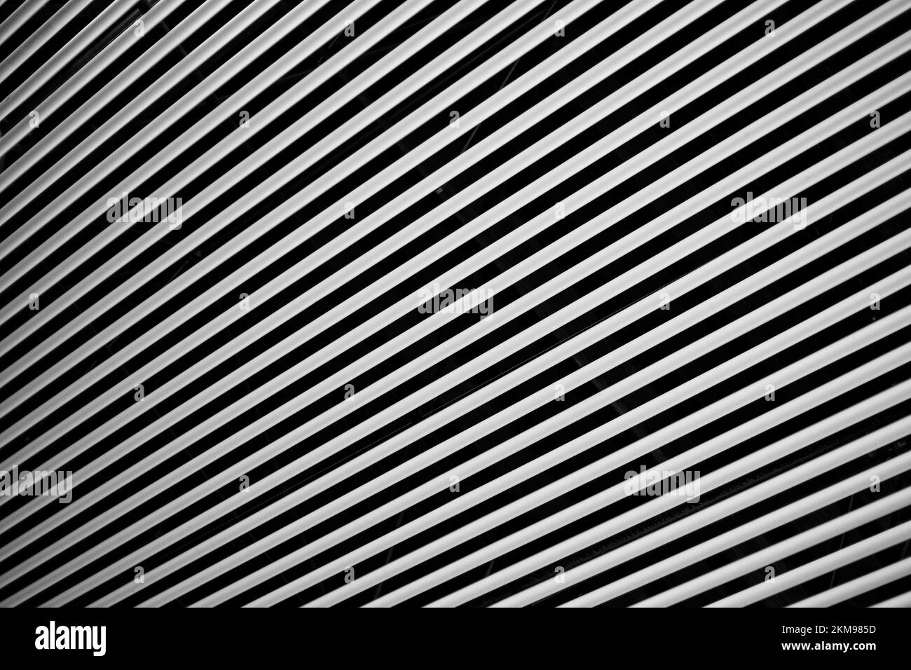 Abstract texture of diagonal lines. Iron ceilings of the high ceiling ...