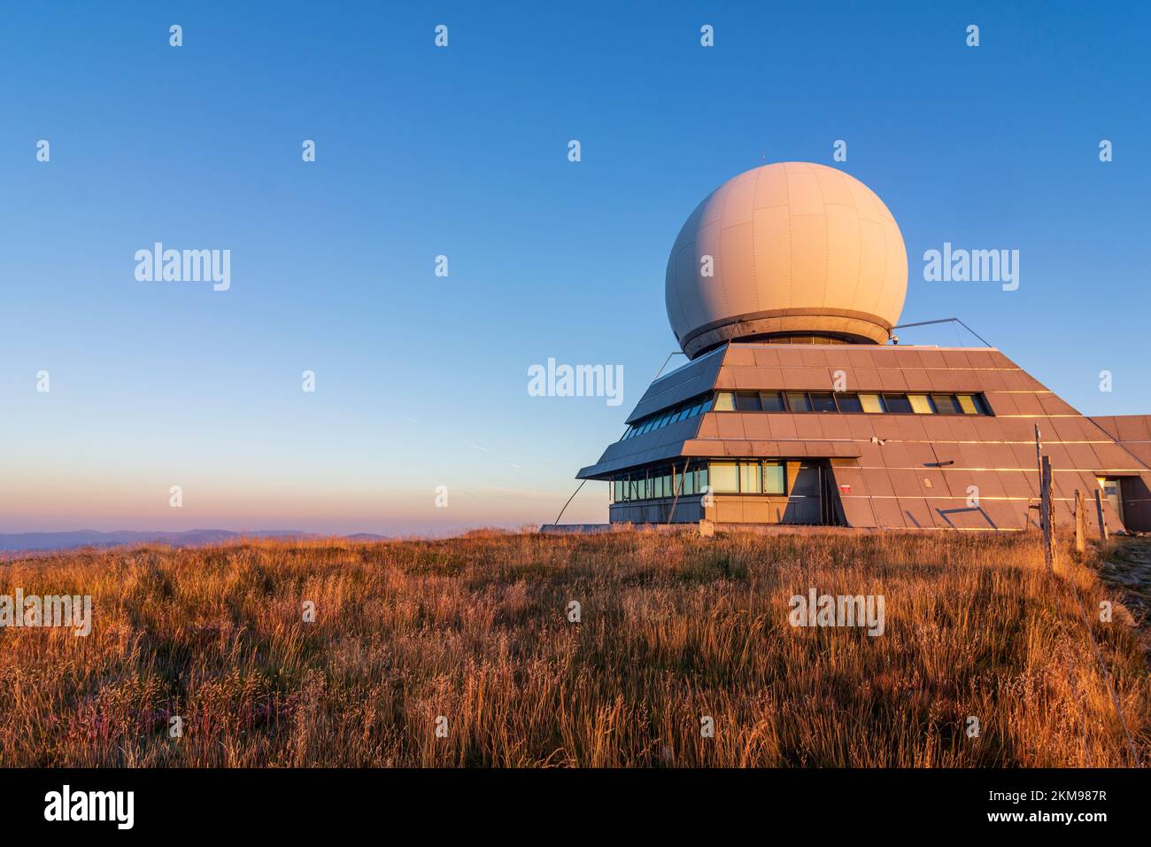 Vosges (Vogesen) Mountains: mountain Grand Ballon (Großer Belchen), air ...