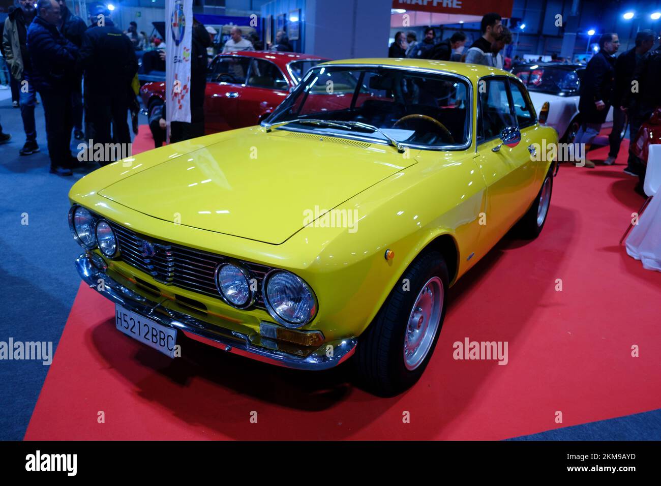 Madrid, Spain. 26th Nov, 2022. Classic vehicle of the brand Alfa Romeo ...