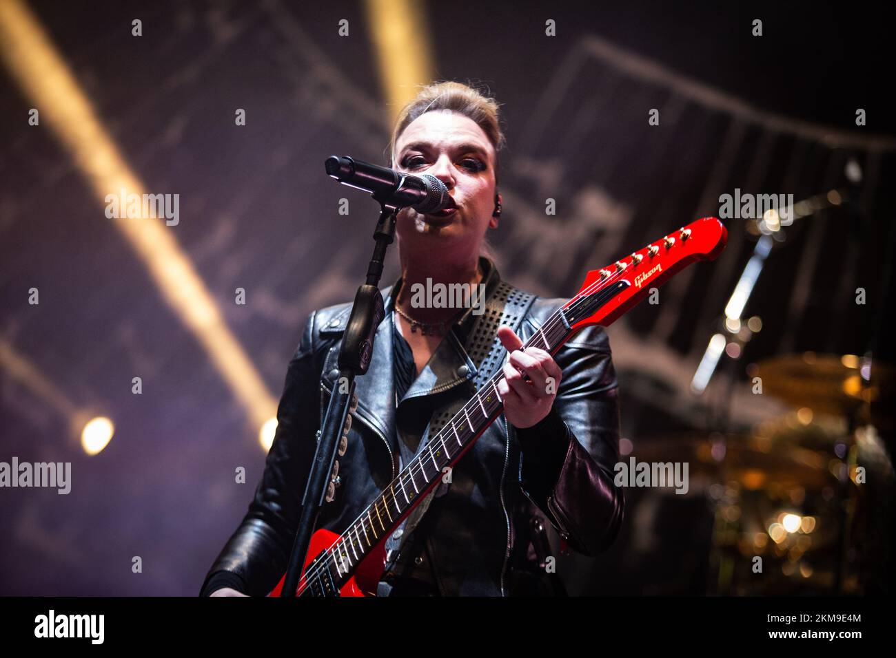Halestorm in concerto al Mediolanum Forum di Assago (MI). Foto di Davide Merli per www.rockon.it ...