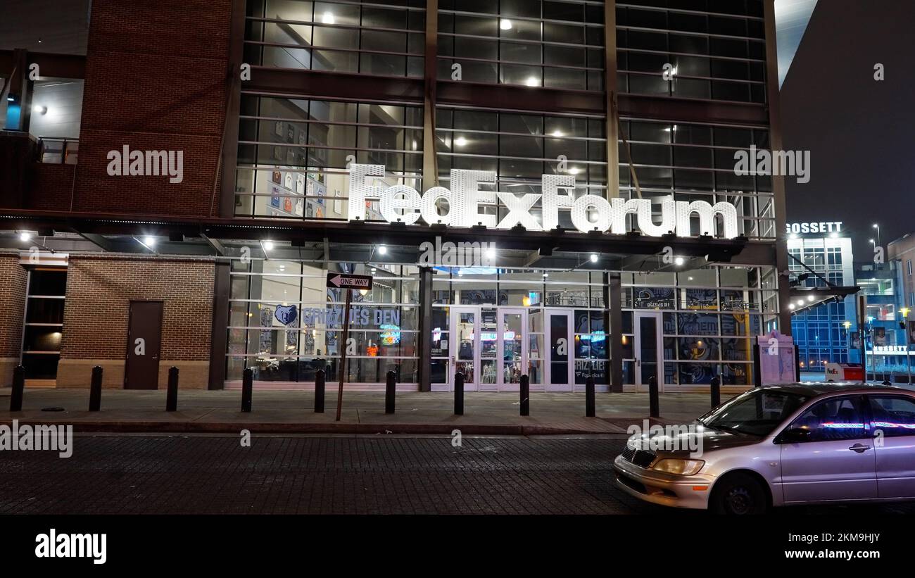 Fedex Forum Arena near Beale Street in Memphis - MEMPHIS, UNITED STATES ...