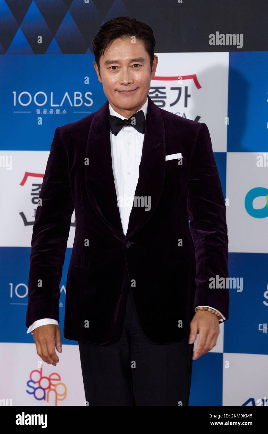 Seoul, South Korea. 25th Nov, 2022. South Korean actor Lee Byung-hun ...