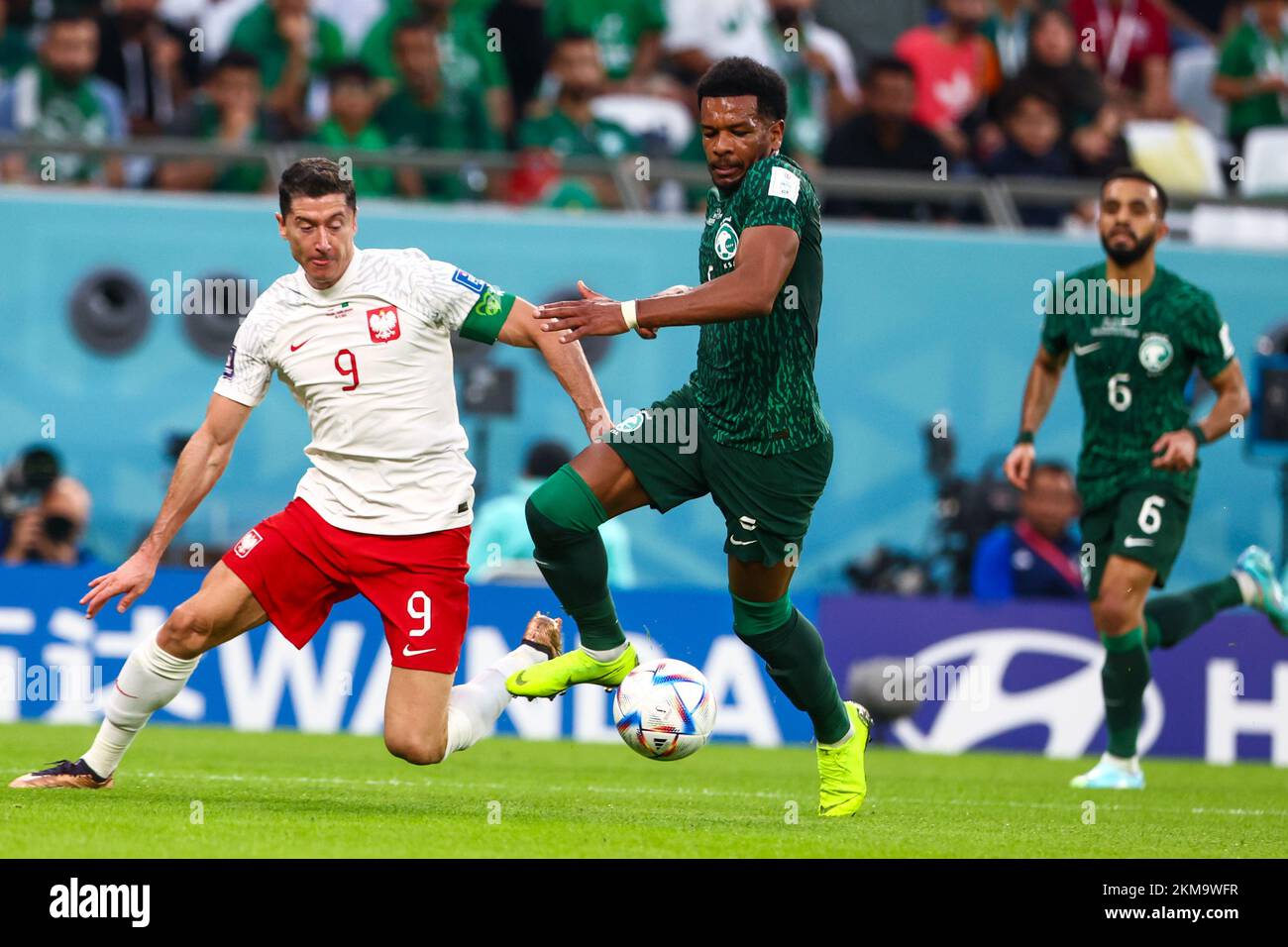 Doha, football, FIFA World Cup 2022, Poland. 26th Nov, 2022. vs Saudi ...