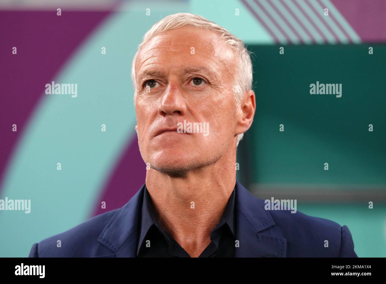 France manager Didier Deschamps on the touchline during the FIFA World ...