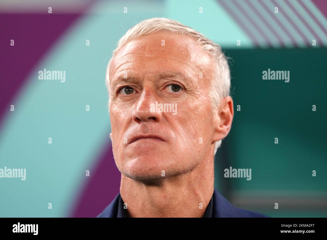 France manager Didier Deschamps on the touchline during the FIFA World ...