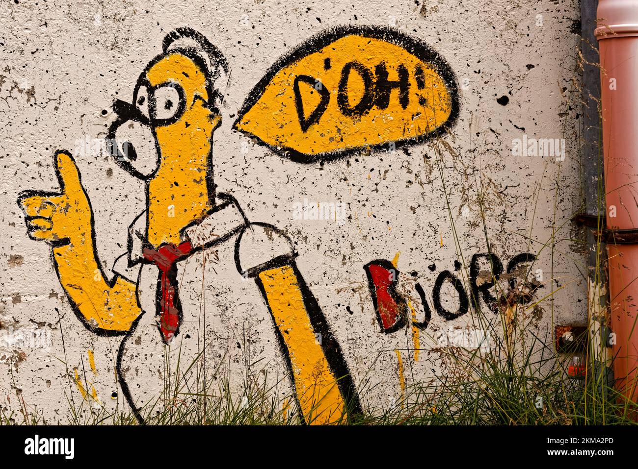 Simpsons art hi-res stock photography and images - Alamy