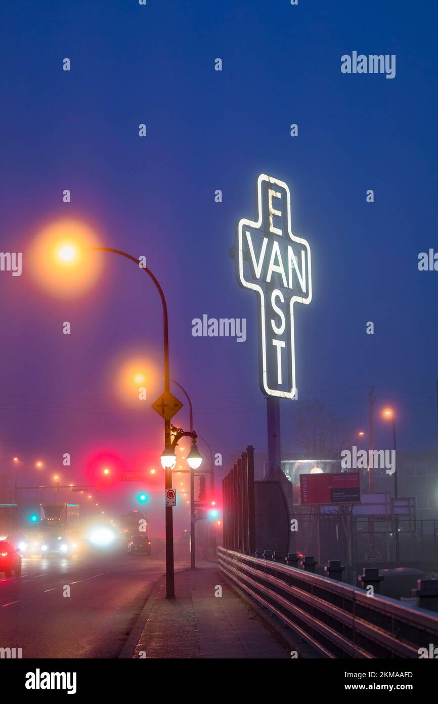 Monument for East Vancouver by artist Ken Lum, Vancouver, British ...