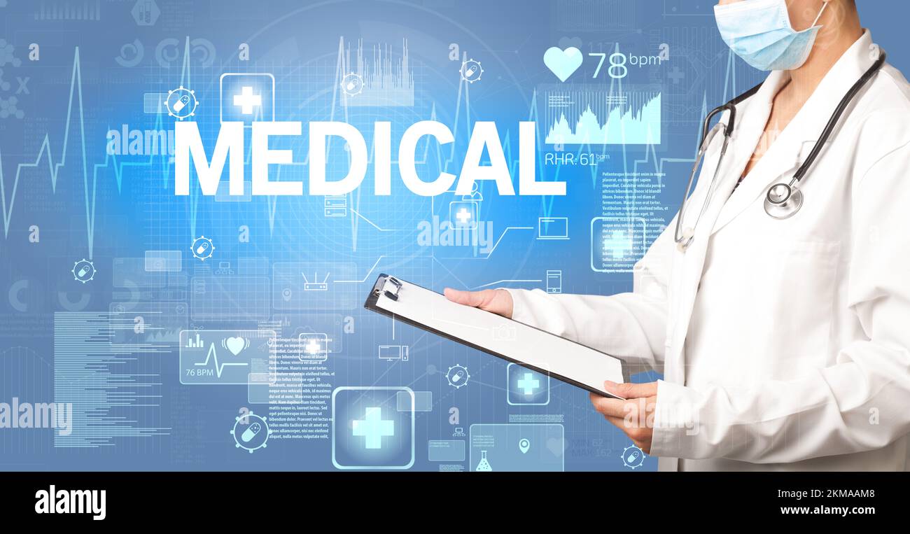 young doctor writing down notes Stock Photo - Alamy