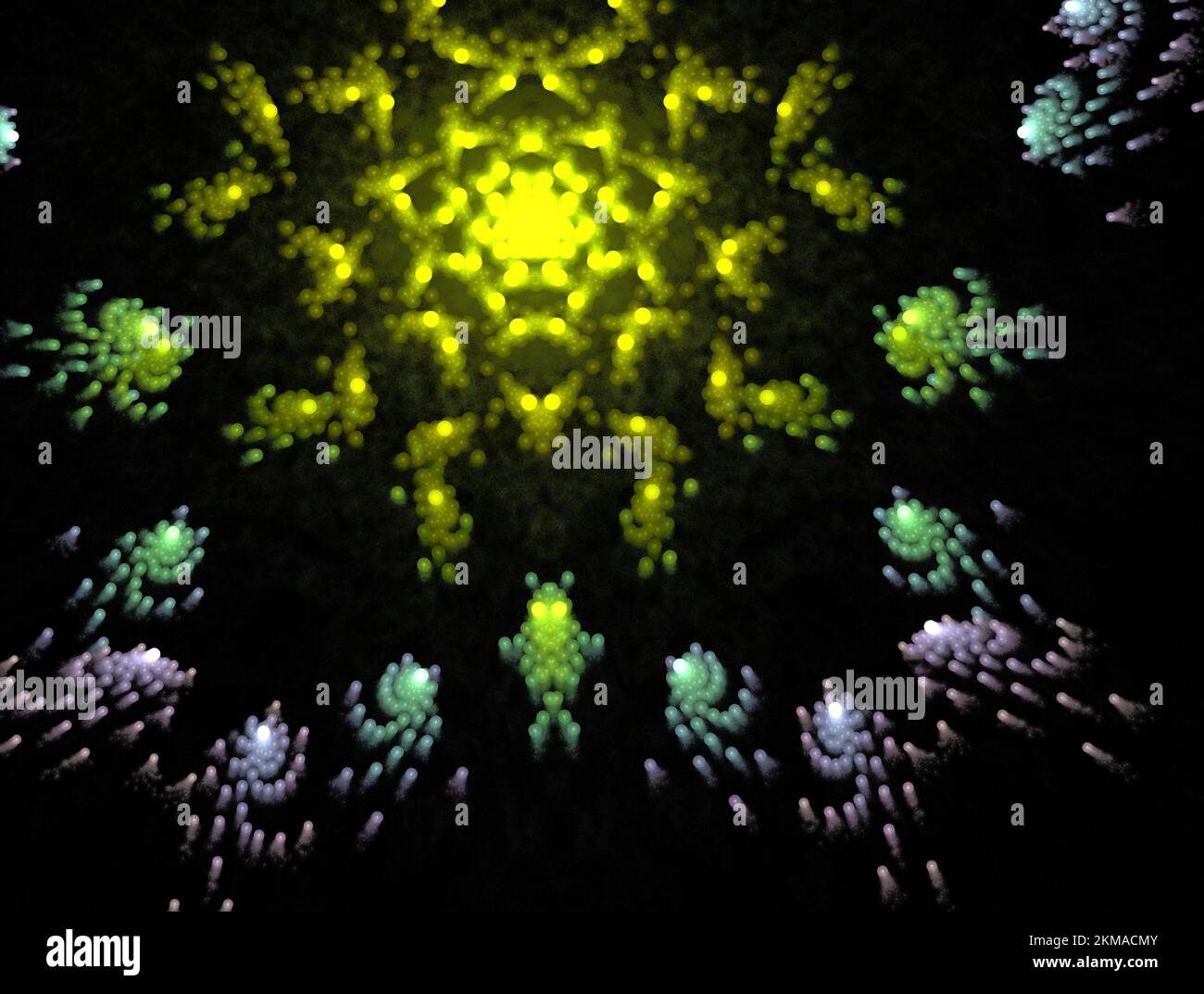 Imaginatory lush fractal texture image abstract background Stock Photo ...