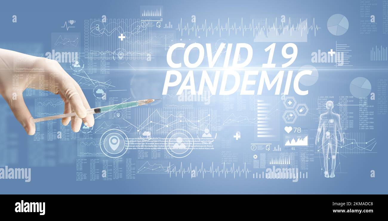 Syringe needle with virus vaccine Stock Photo - Alamy