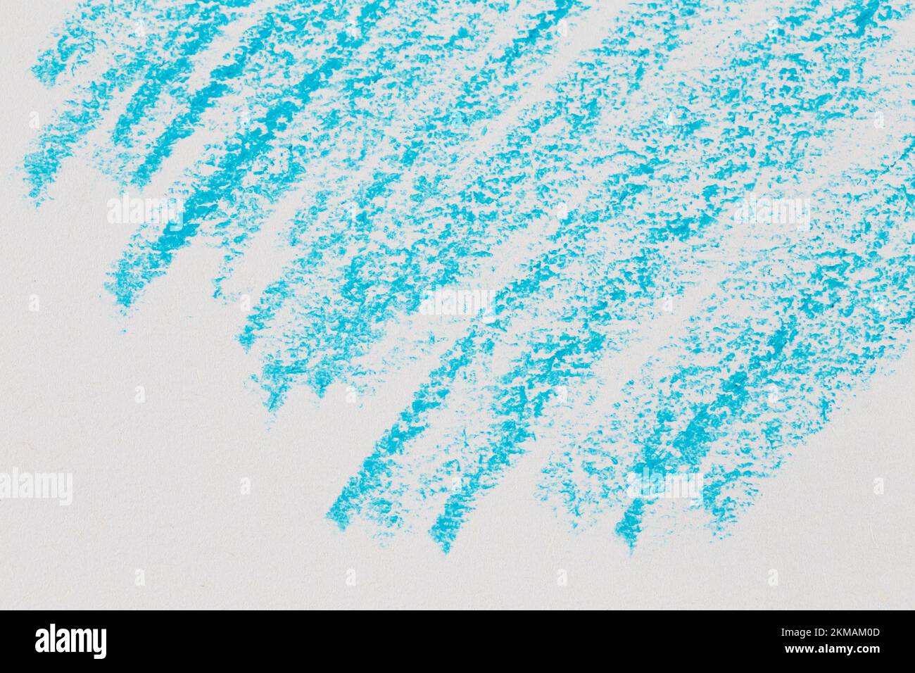 Wax crayon hand drawing blue background texture Stock Photo - Alamy