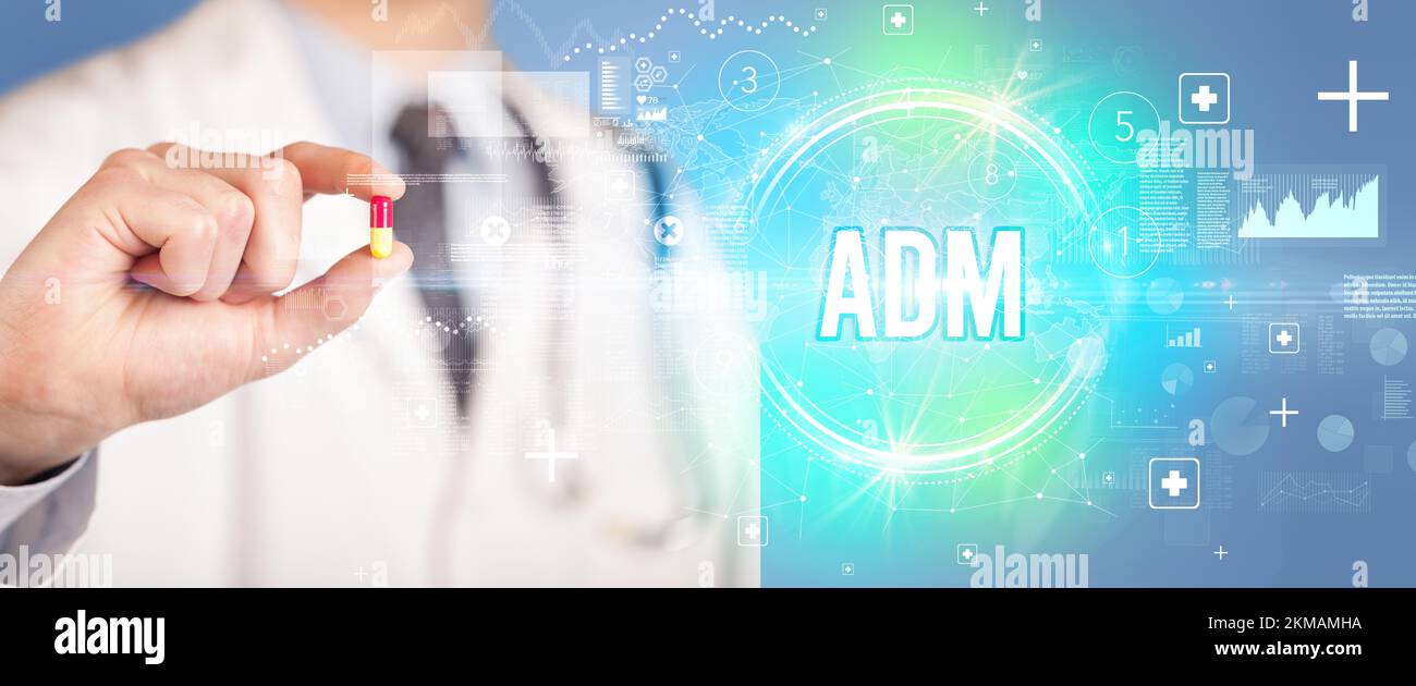 Close-up of a doctor giving you a pill Stock Photo - Alamy