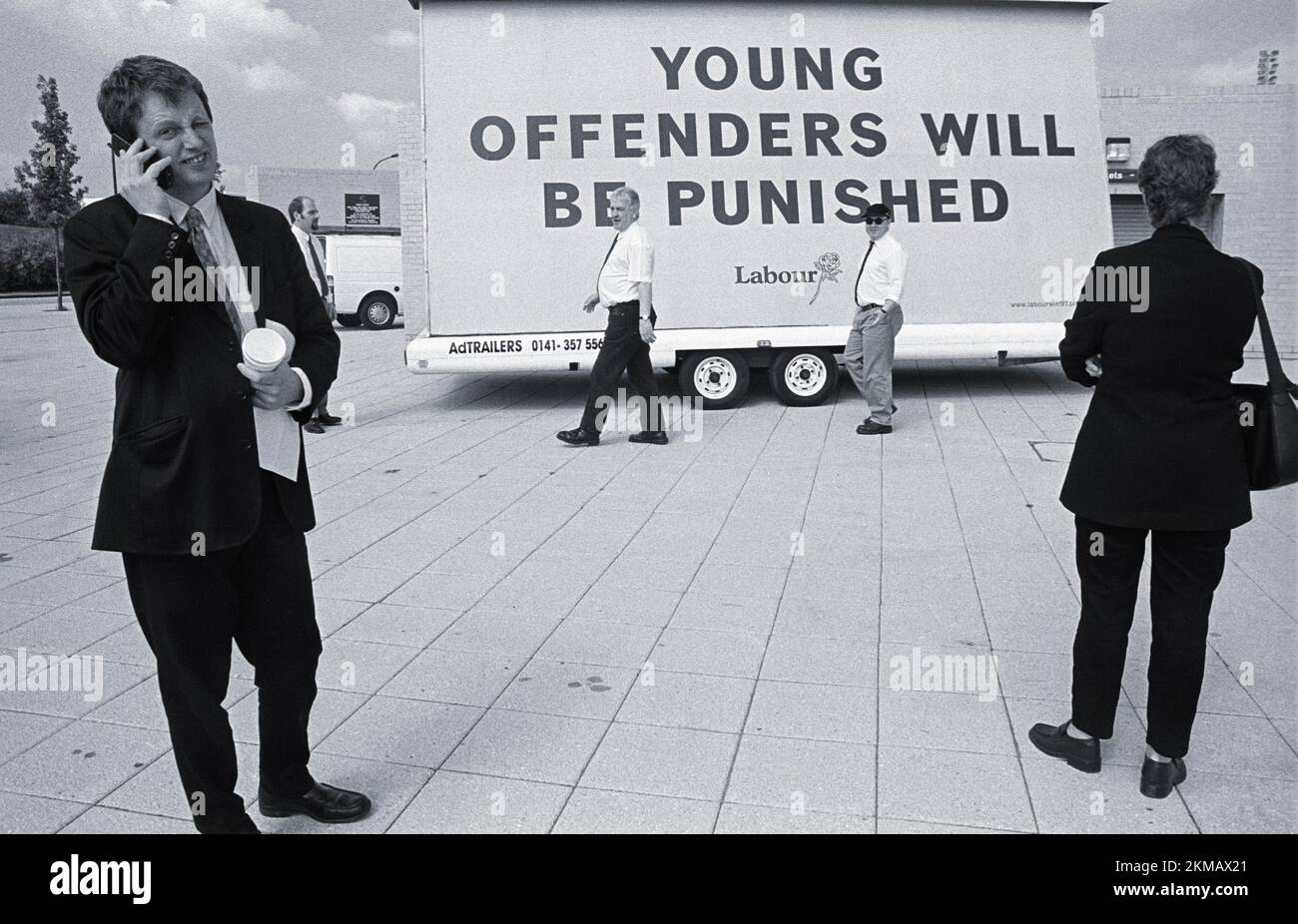 Billboard, New Labour Election Campaign 1997 Stock Photo - Alamy