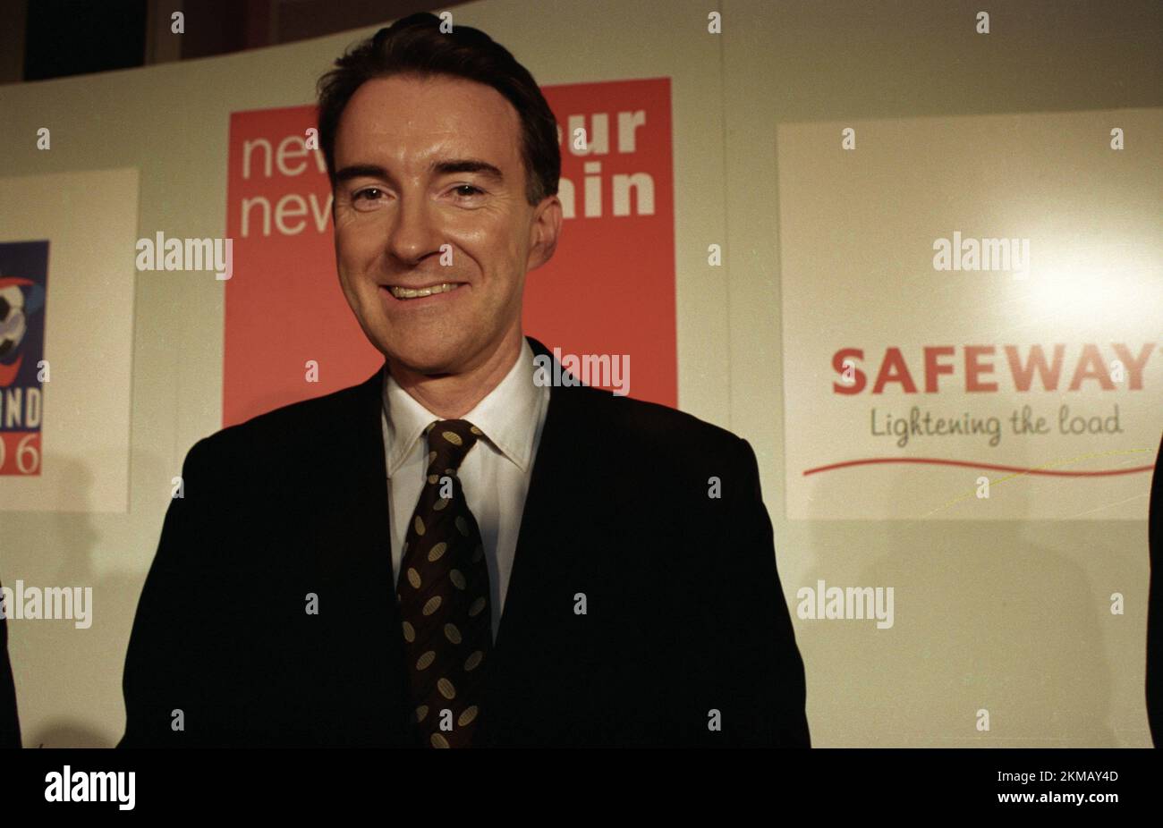 Peter Mandelson, New Labour Election Campaign 1997 Stock Photo - Alamy