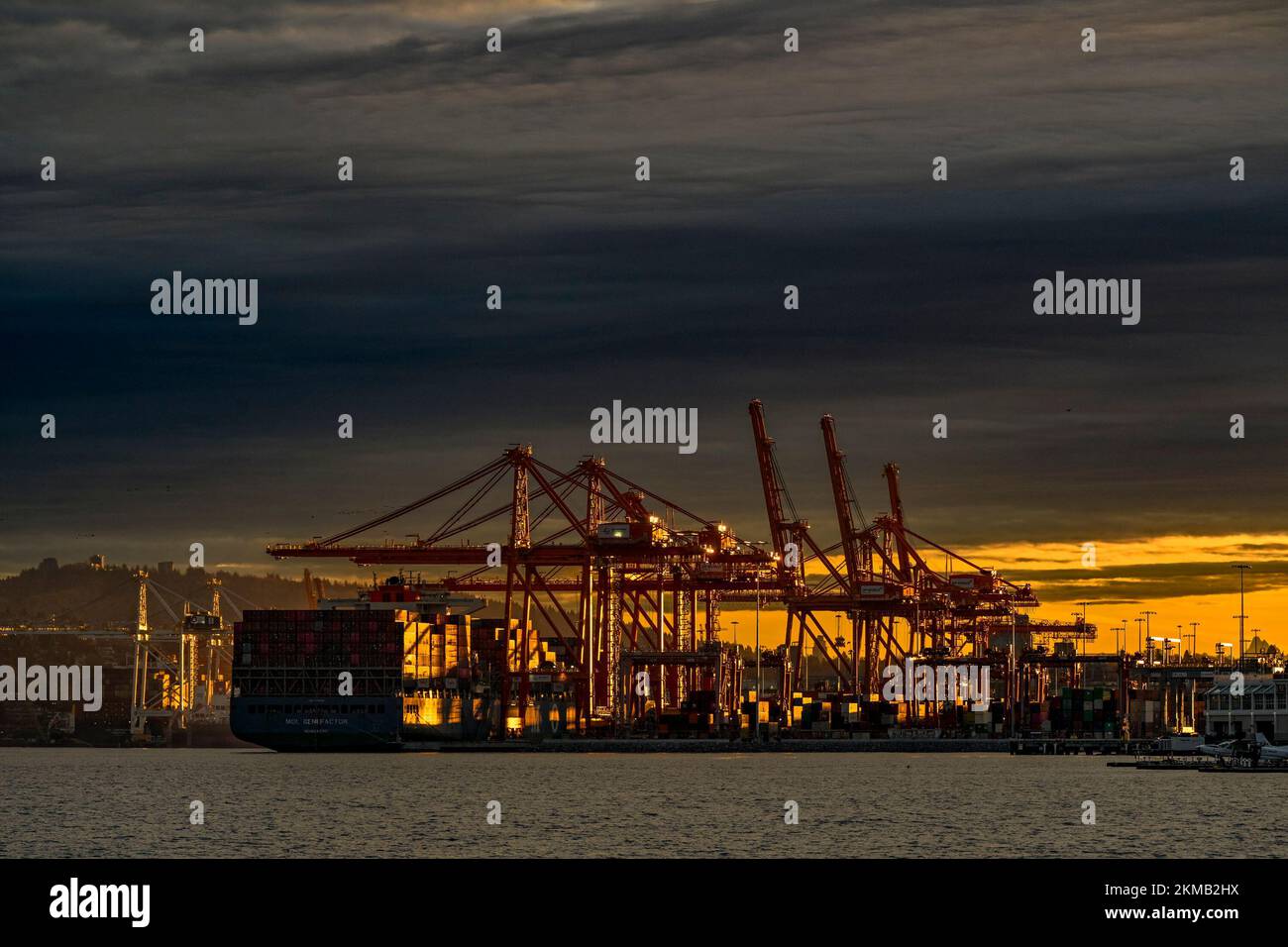 Port of Vancouver, Centerm Container Terminal, Vancouver, British ...