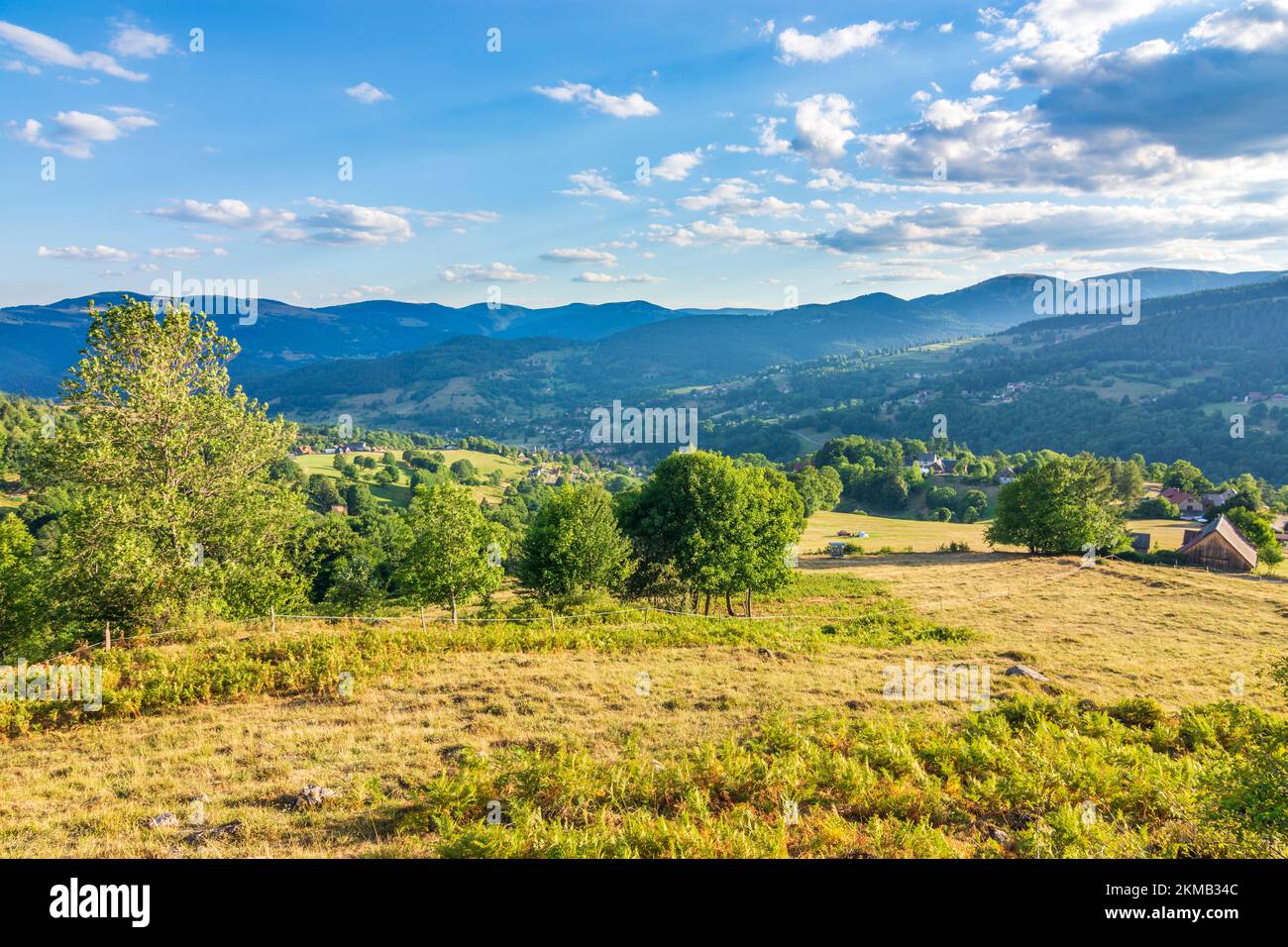 Farm houses at col du wettstein hi-res stock photography and images - Alamy