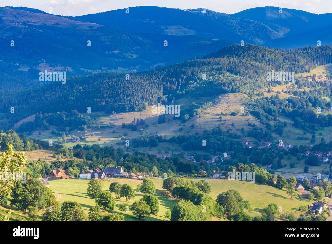 Farm houses at col du wettstein hi-res stock photography and images - Alamy