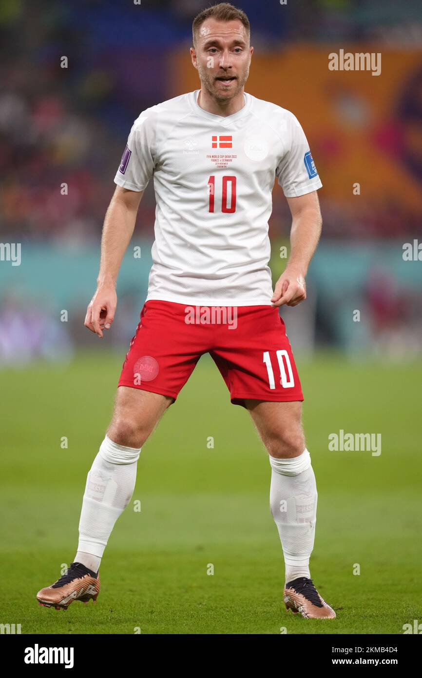 Denmark's Christian Eriksen in action during the FIFA World Cup Group D ...