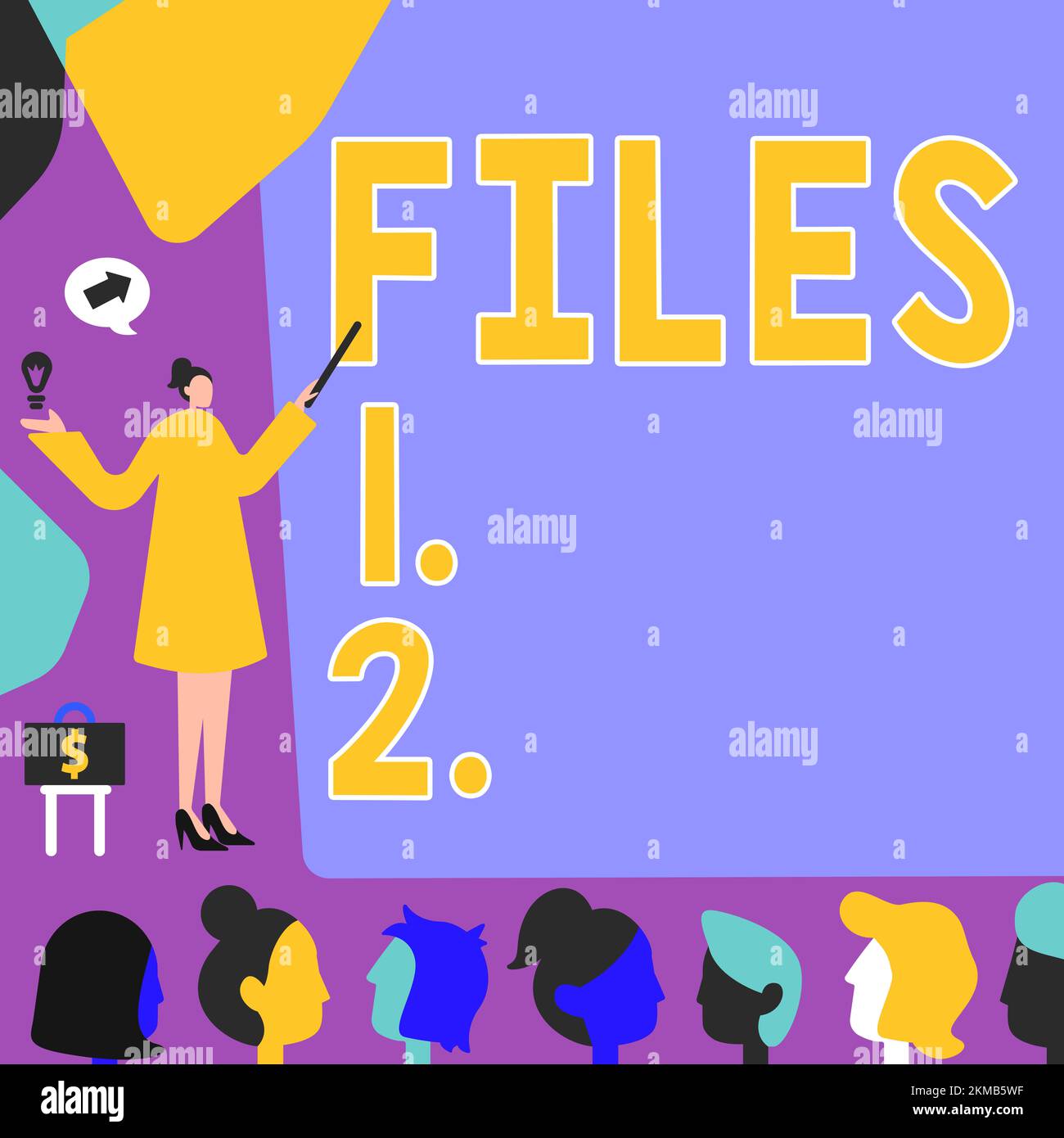 Text caption presenting Files. Conceptual photo Folder box for holding ...