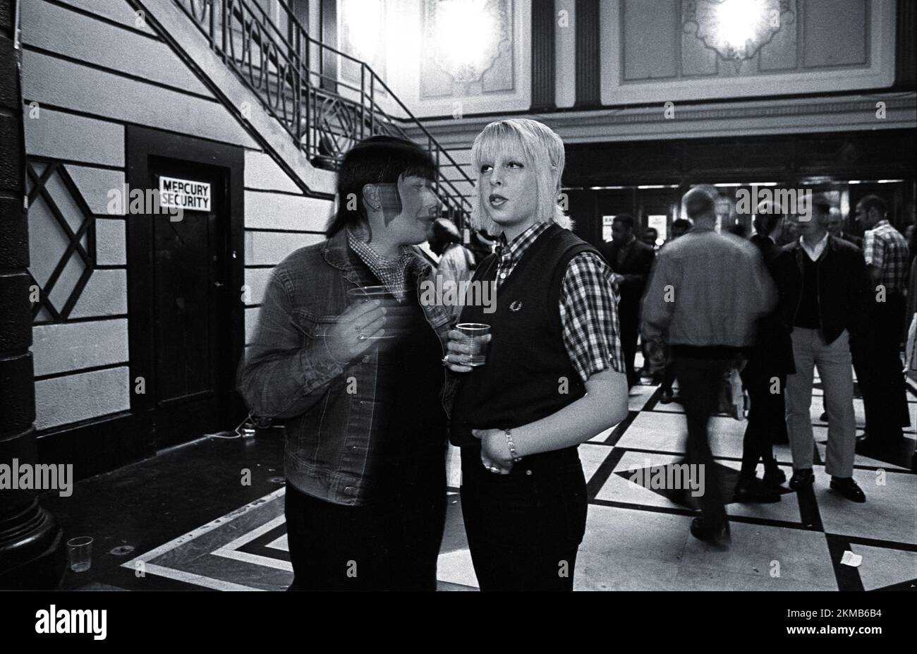 Ska fans, Foyer, Brixton Academy 1997 Stock Photo - Alamy