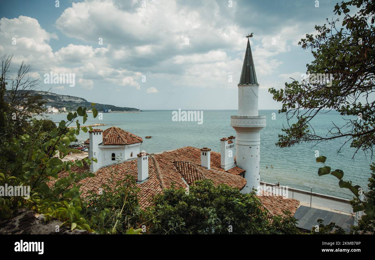 The Balchik palace castle of Romanian Queen Marie at Bulgarian Black ...