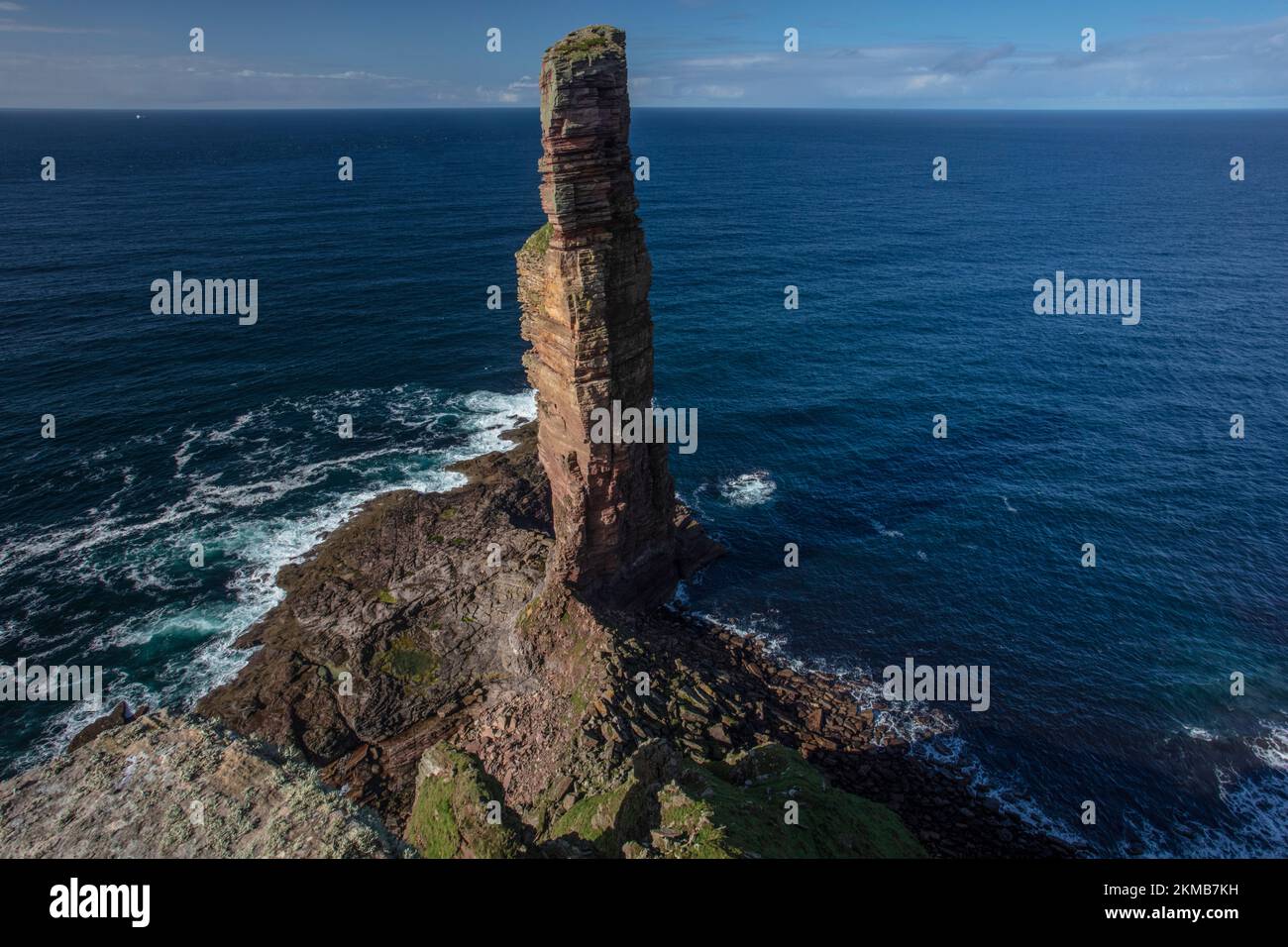 The Old Man of Hoy is a 449-foot sea stack on Hoy, part of the Orkney ...