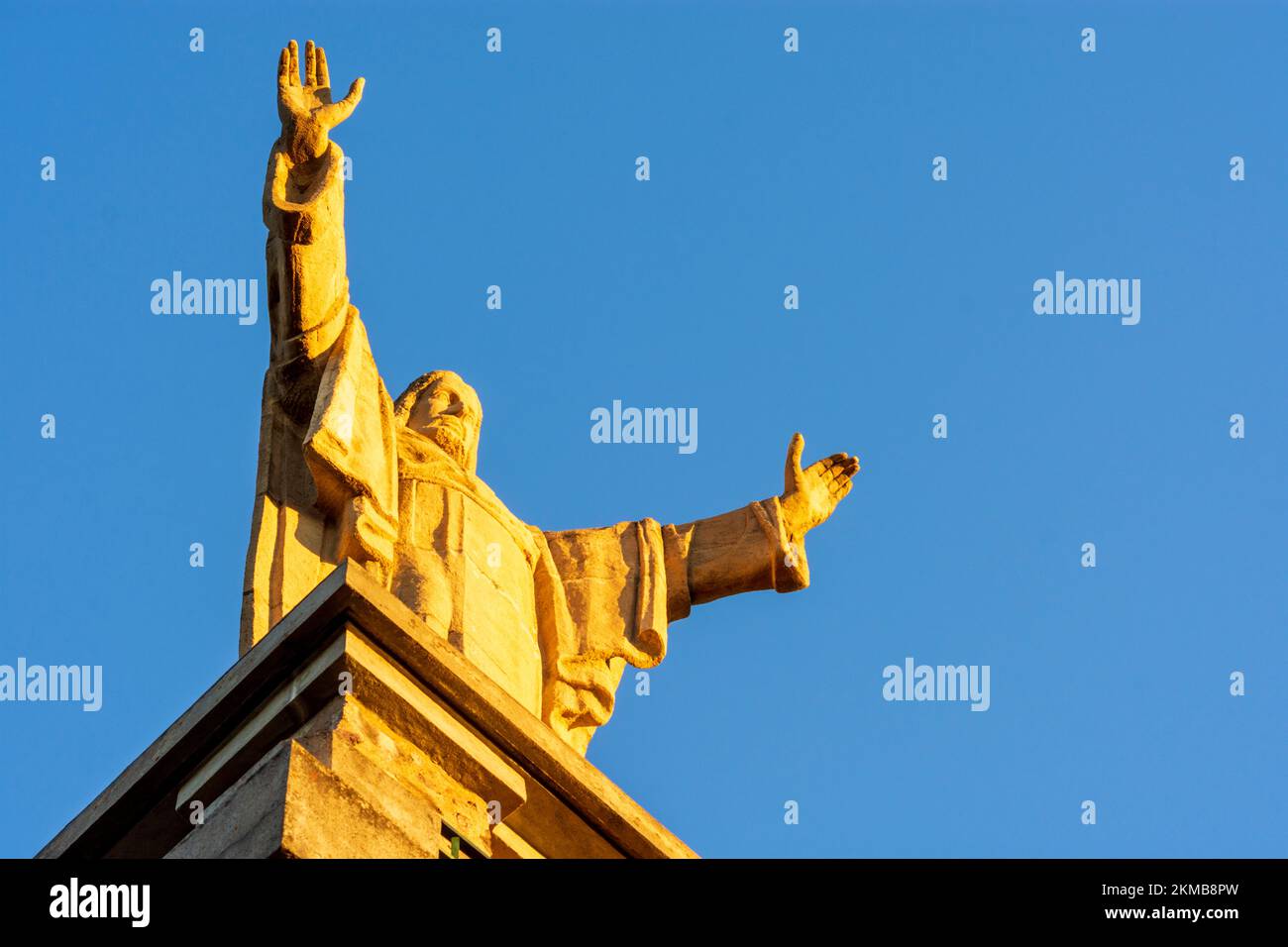 Vosges (Vogesen) Mountains: Monument of Galtz or Christ the Protector ...
