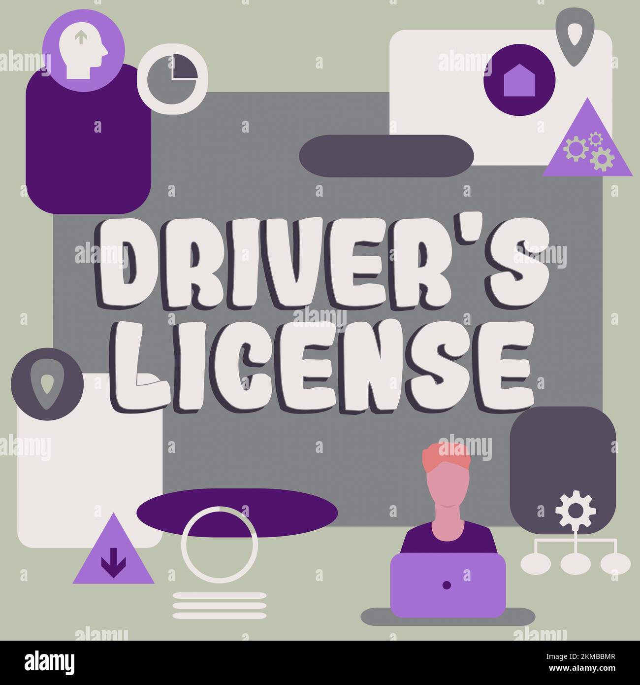 Hand writing sign Driver S License, Business approach a document ...