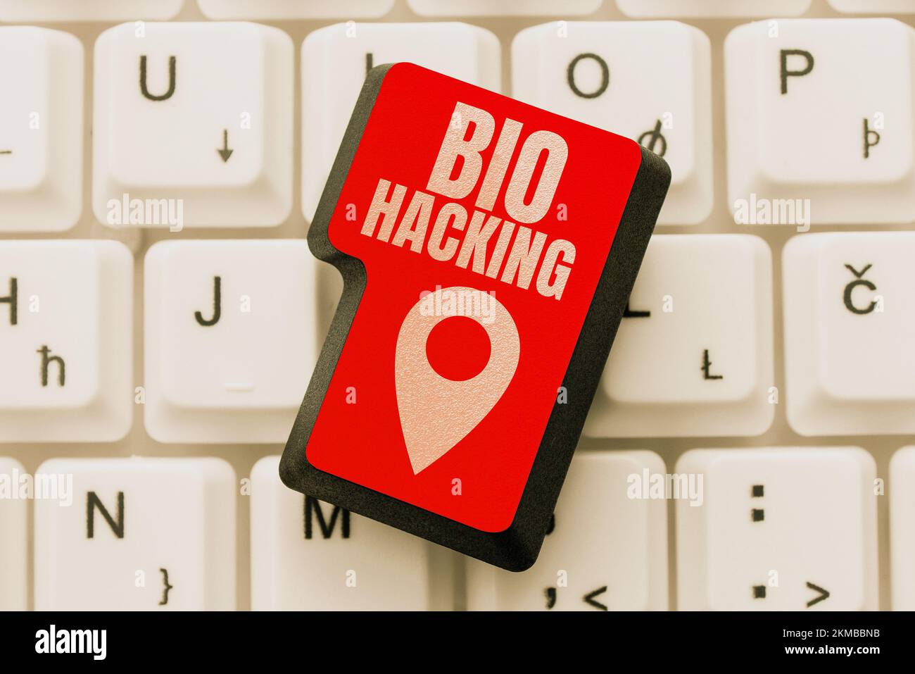 Handwriting text Bio Hacking. Business concept exploiting genetic ...