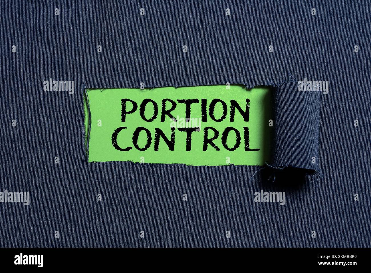 Conceptual caption Portion Control. Conceptual photo knowing the ...