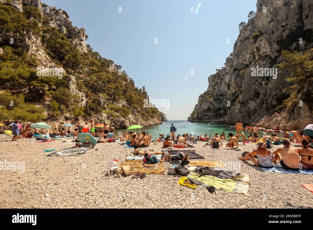 Calanque d'En-Vau,beach,bathing,only,accessible,on,foot,kayak,or,boat ...