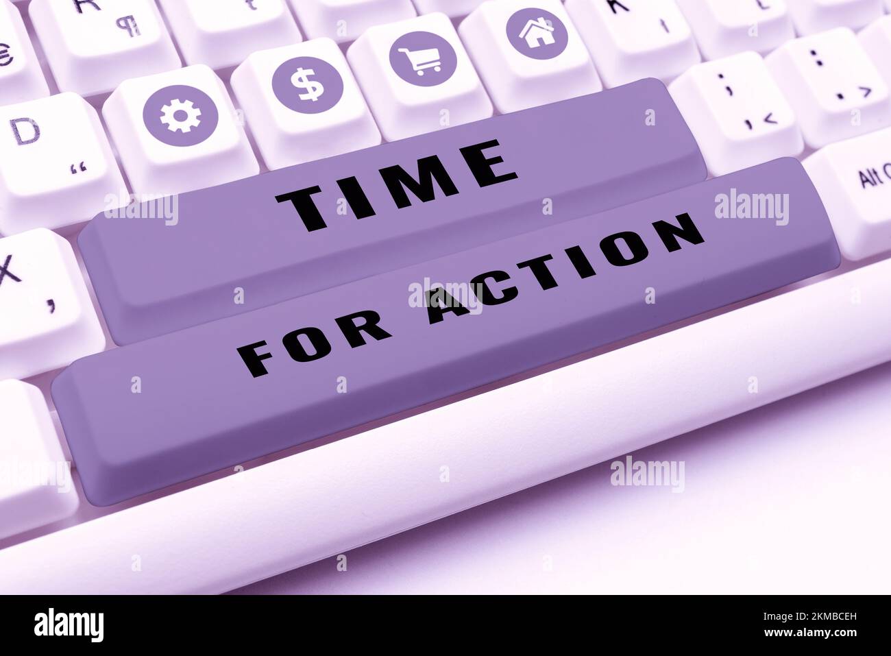 Sign displaying Time For Action. Concept meaning Urgency Move ...