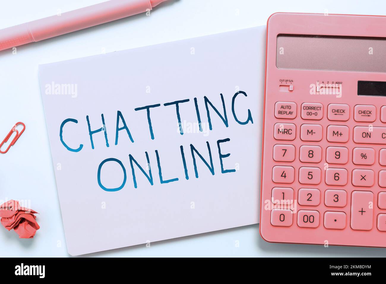 Text sign showing Chatting Online. Concept meaning type of realtime ...