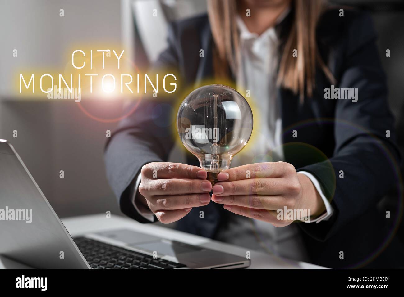 Text showing inspiration City Monitoring. Word for indicatorlevel ...