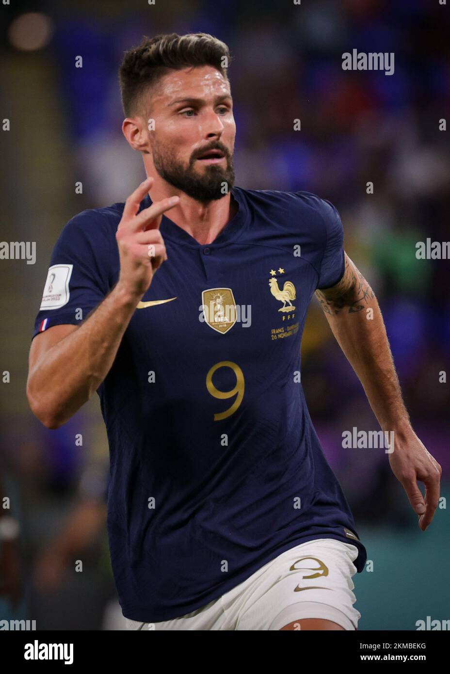 France's Olivier Giroud pictured during a soccer game between France ...