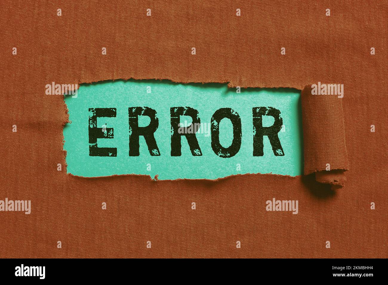 Text caption presenting Error. Business approach mistake Condition of ...