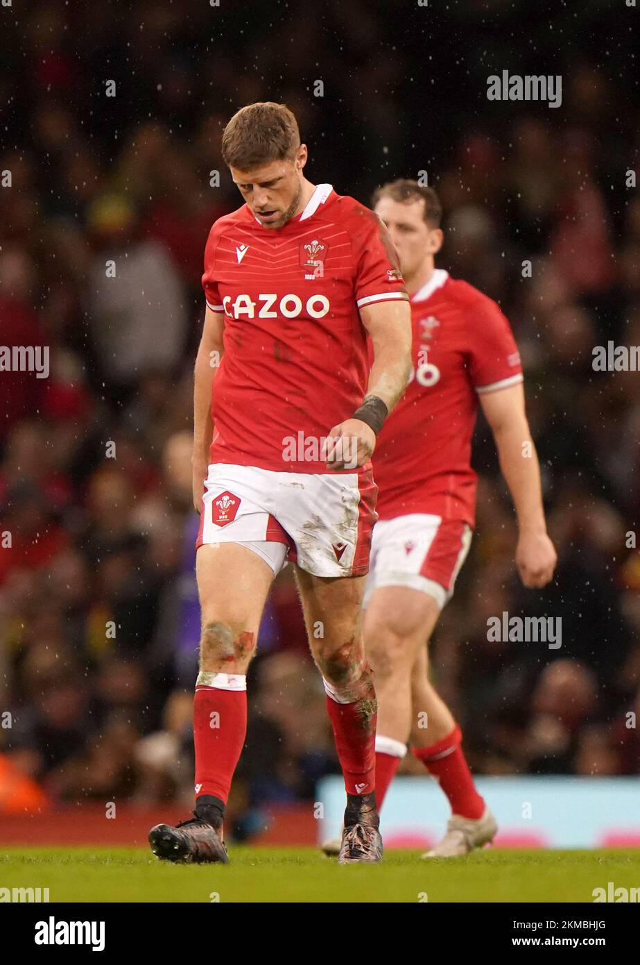 Wales' Rhys Priestland shows his dejection during the Autumn ...