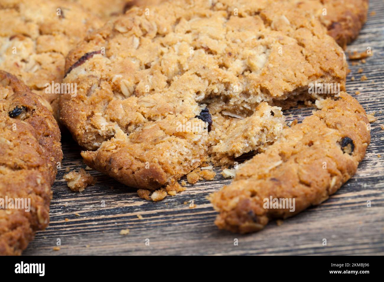 oatmeal cookies with the addition of dried fruits and various types of ...