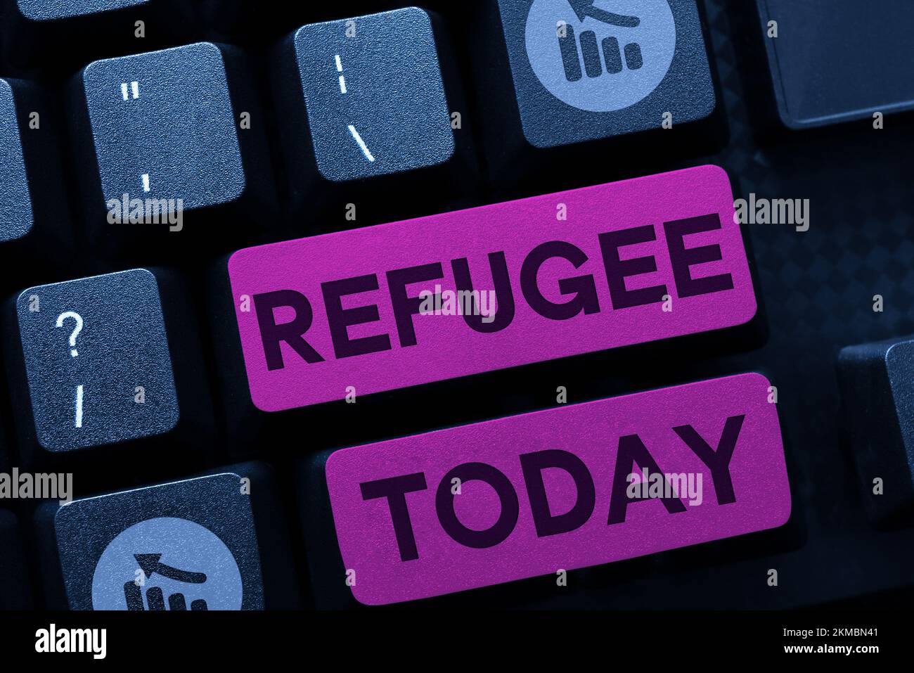 Hand writing sign Refugee. Business overview refer to movements of ...