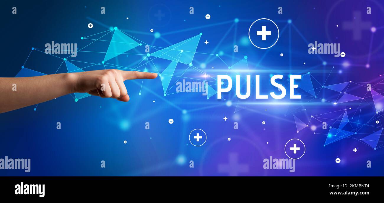 Close-Up of cropped hand pointing Stock Photo - Alamy